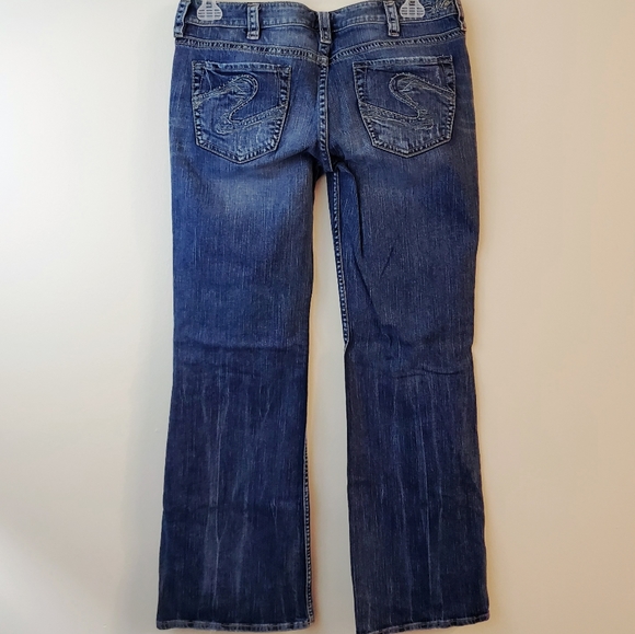 Silver Jeans | Jeans | 3233 Womens Silver Jeans Distressed Rips Boot ...